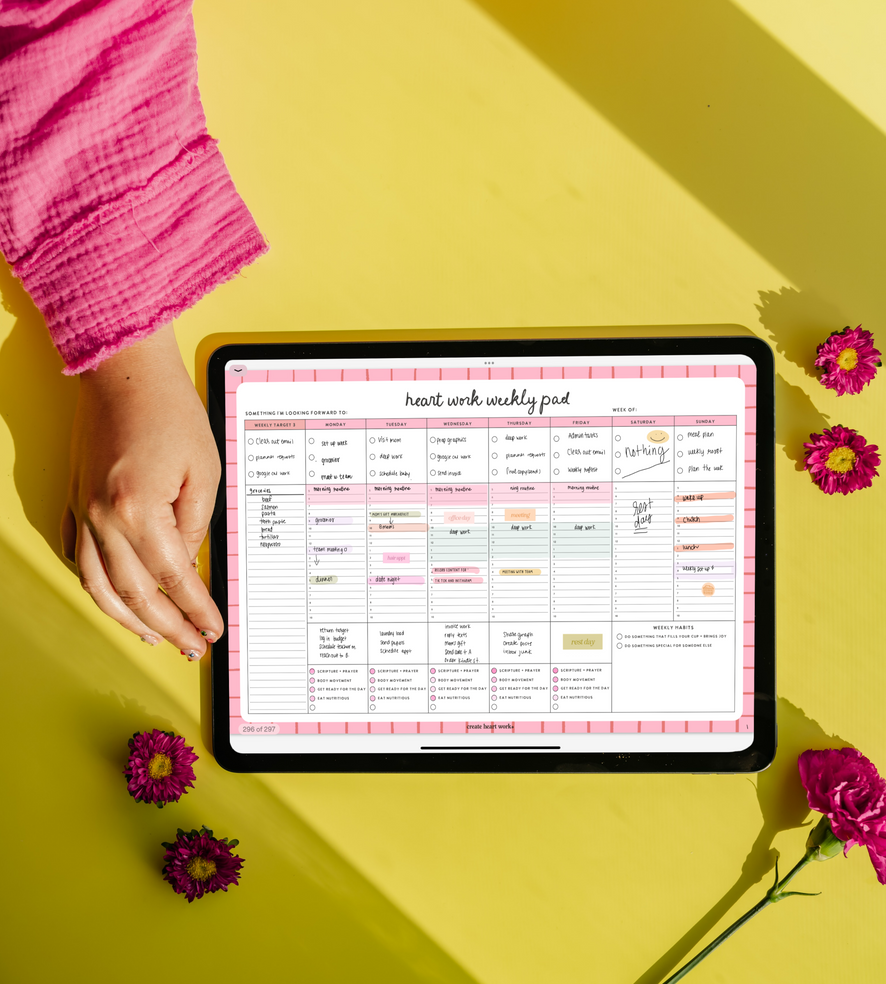 Planners – Create Heart Work