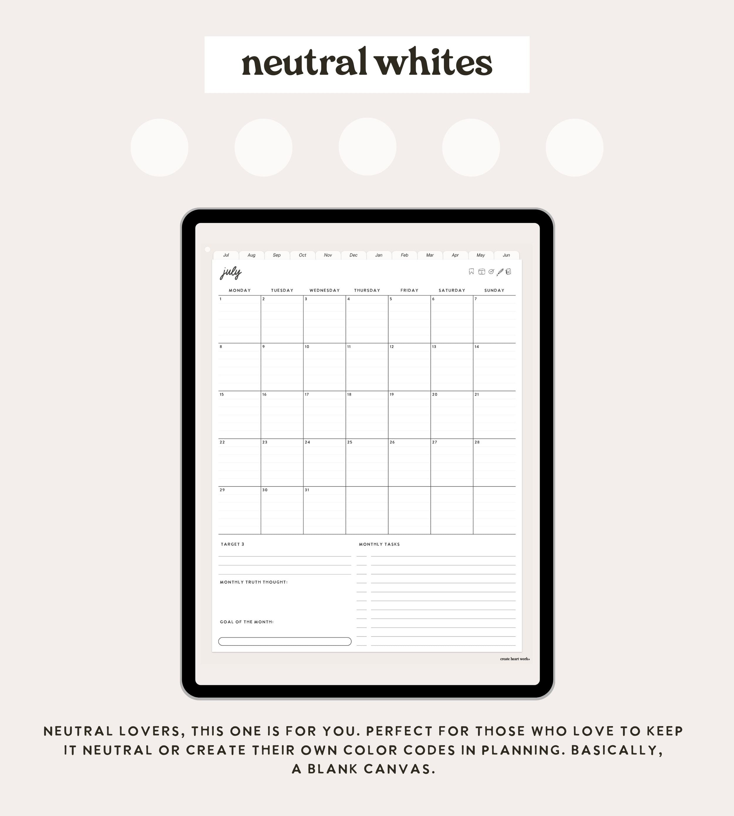 Planners – Create Heart Work