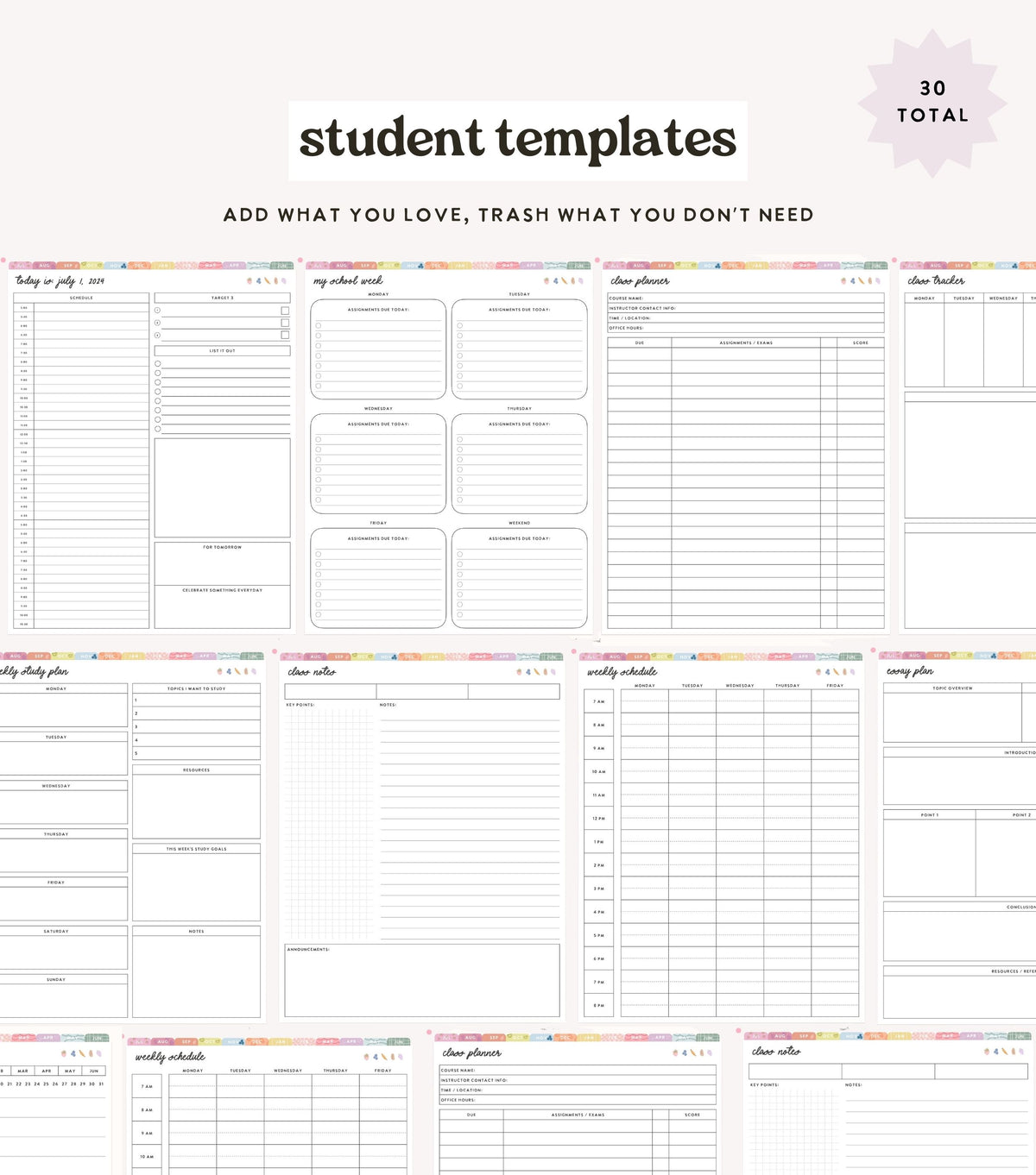 The Student Planner – Create Heart Work