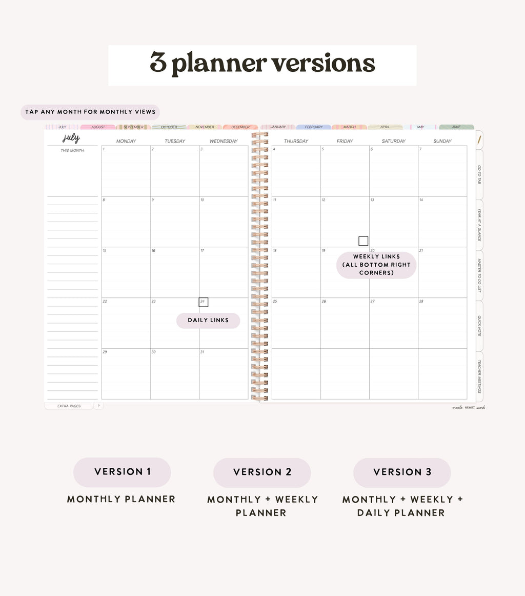 The Teacher Planner – Create Heart Work