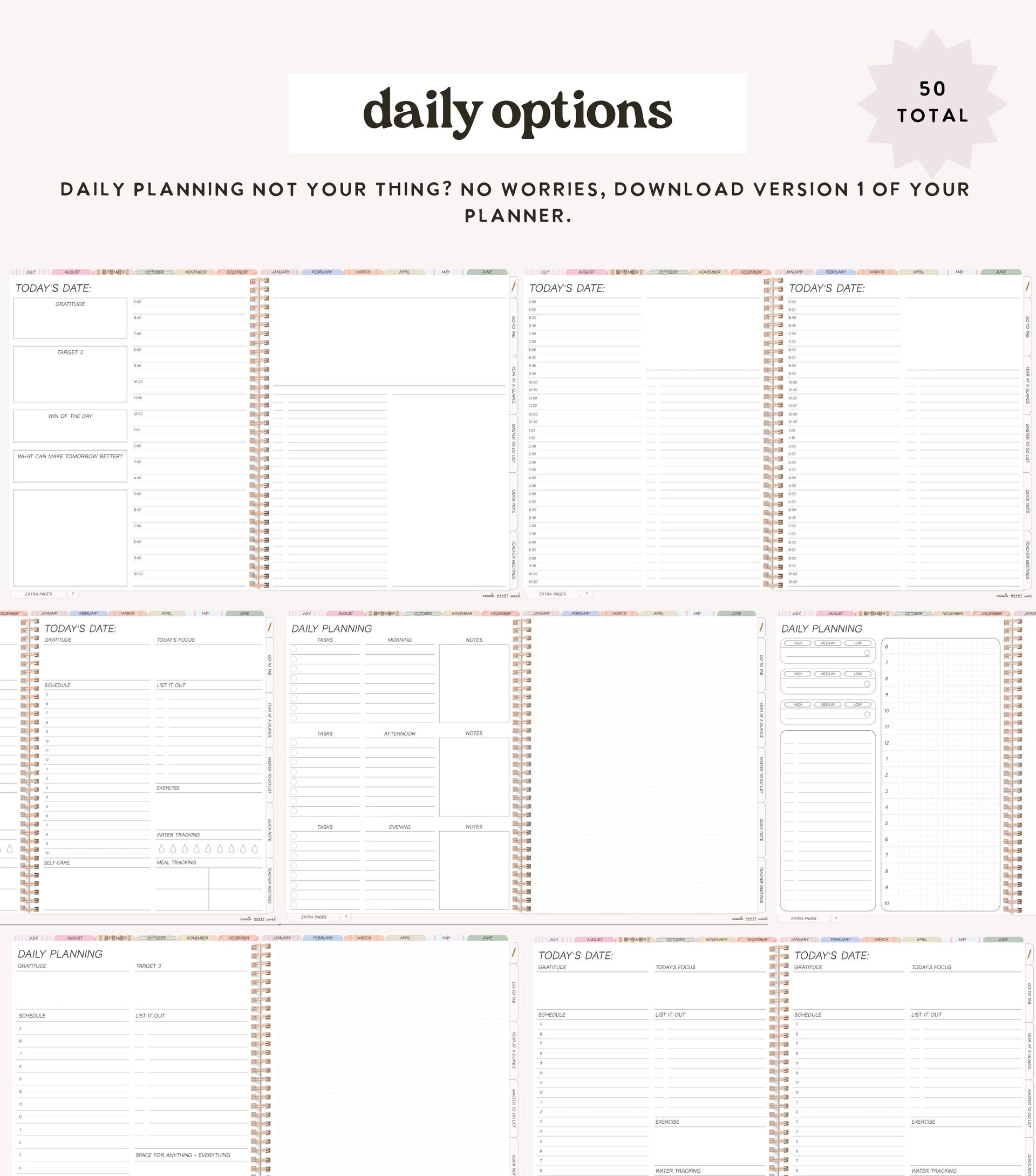 The Teacher Planner – Create Heart Work