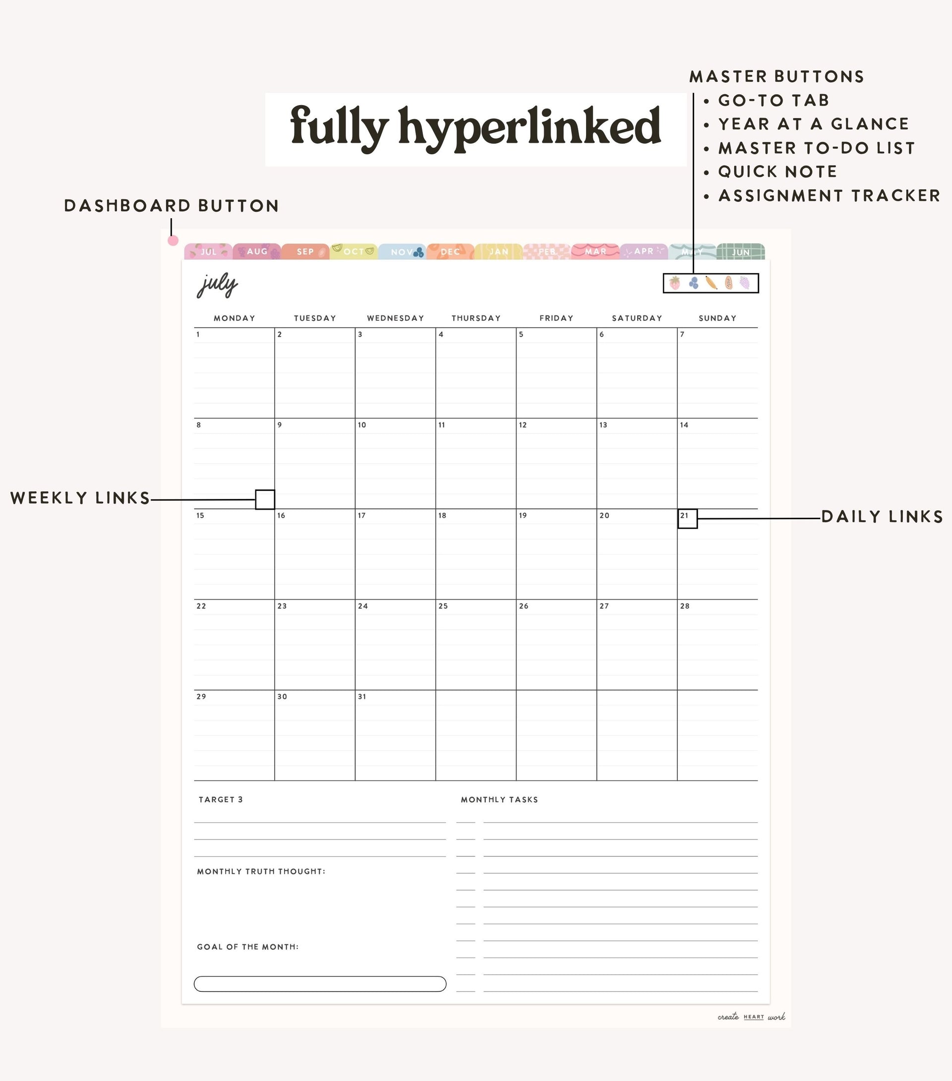 The Student Planner – Create Heart Work