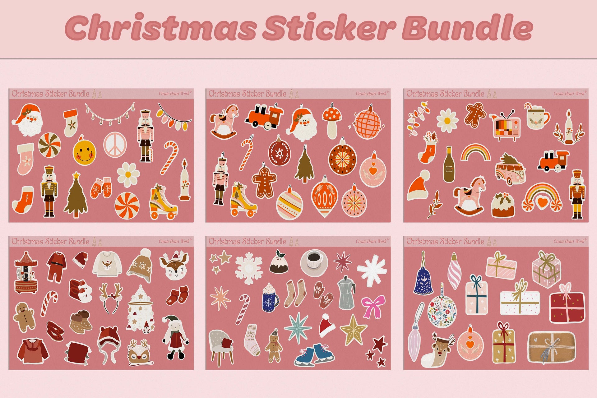 Christmas Sticker Bundle – Create Heart Work