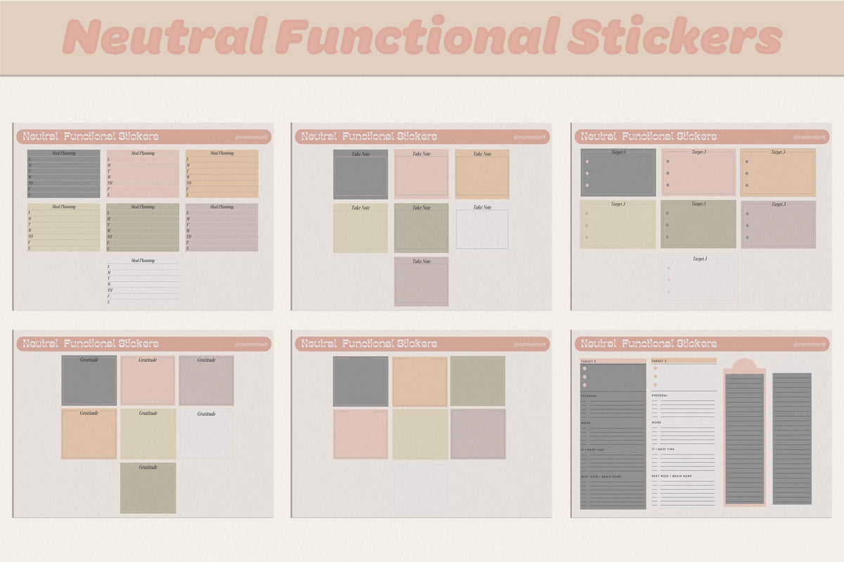 Functional Stickers – Create Heart Work