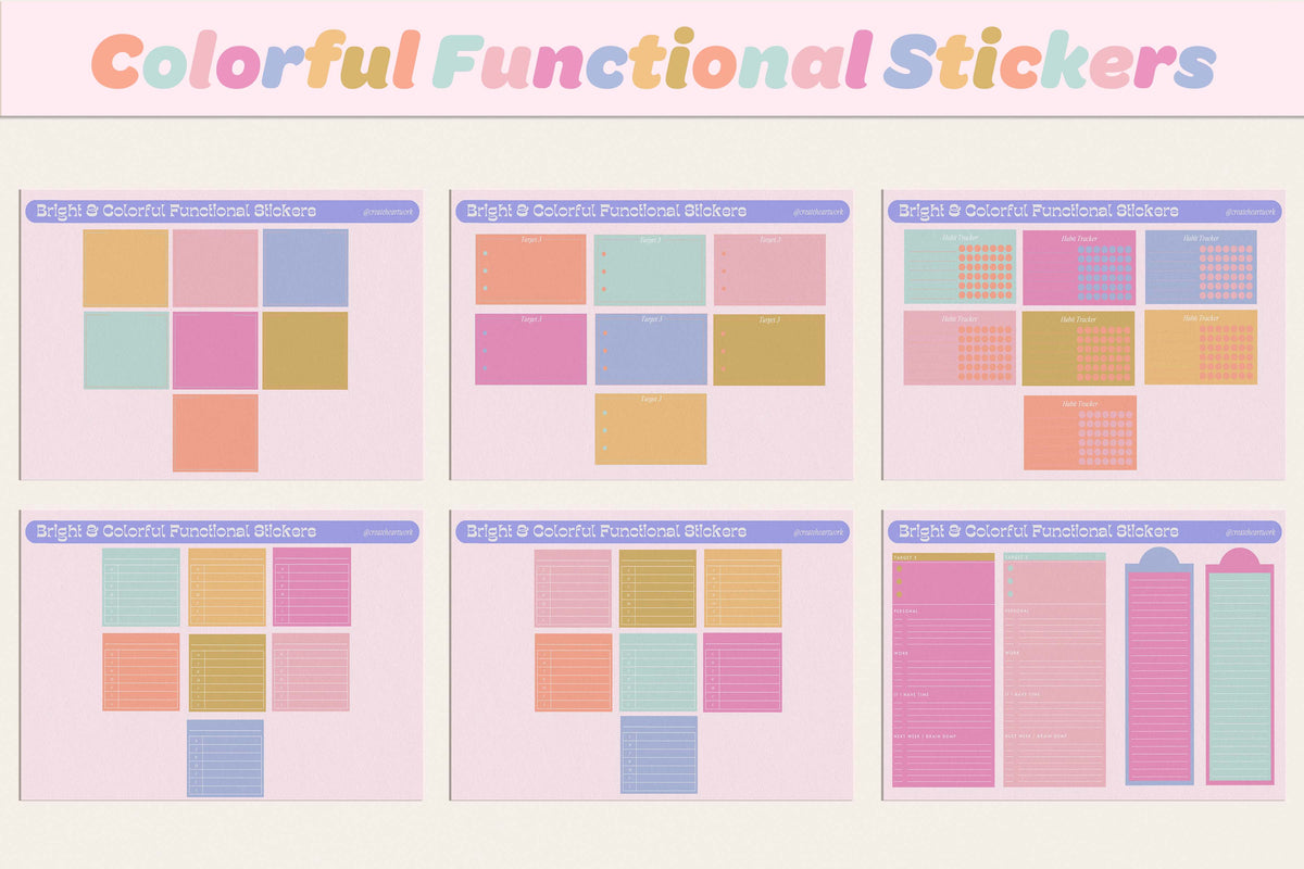 Functional Stickers – Create Heart Work